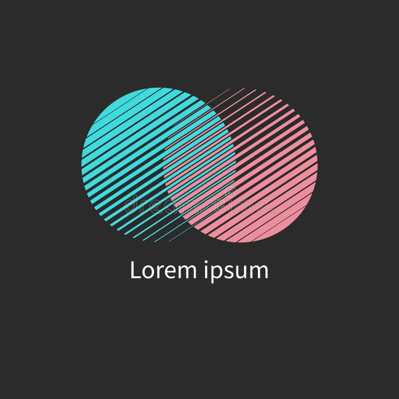 Integration, Interaction Sign Stock Vector - Illustration of logo ...