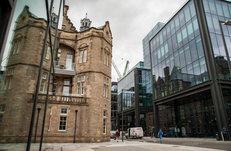 Integration of Modern and Medieval Architecture in Edinburgh Scotland ...