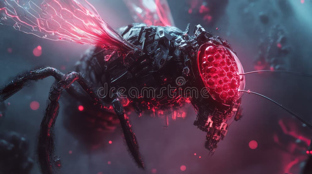 Integration Morphing Machine Hive Stock Illustration - Illustration of ...