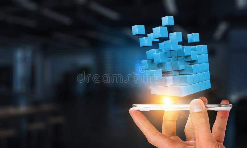 Integration of New Technologies Stock Photo - Image of element, object ...