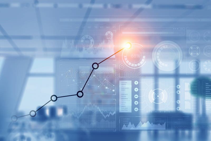 Integration of New Technologies . Mixed Media Stock Image - Image of ...