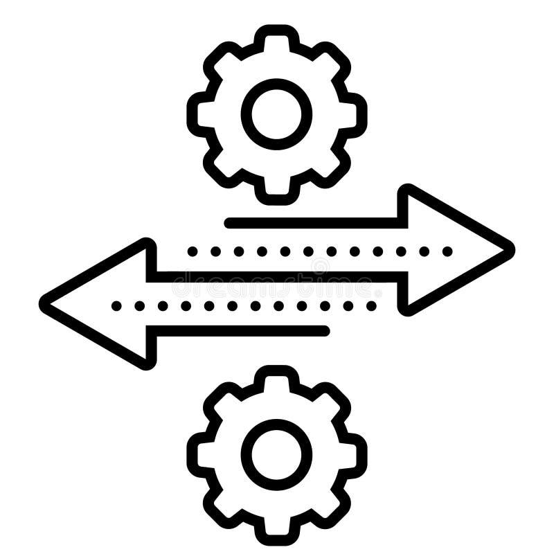 Integration Vector Icon. Automation Concept Illustration Sign. Software ... Integration Vector Icon. Automation Concept Illustration Sign. Software ...
