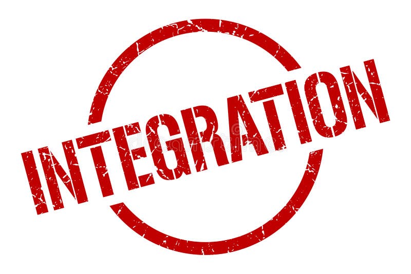 Integration stamp stock vector. Illustration of round - 137023085