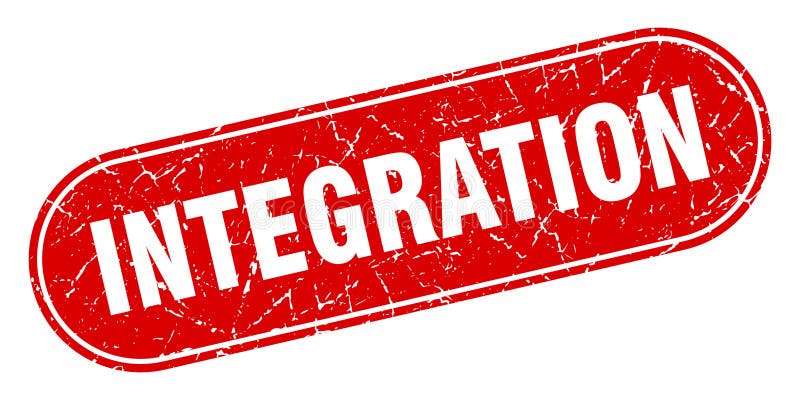 Integration Sign. Integration Circular Band Label. Integration Sticker ...
