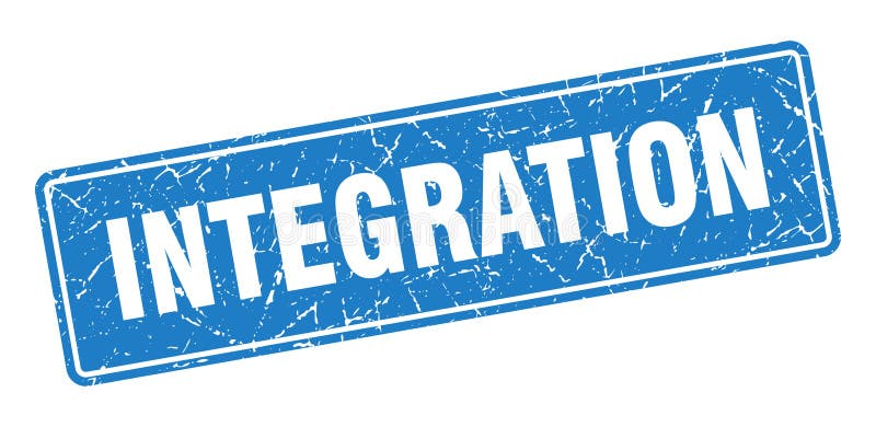 Integration Sign. Integration Circular Band Label. Integration Sticker ...