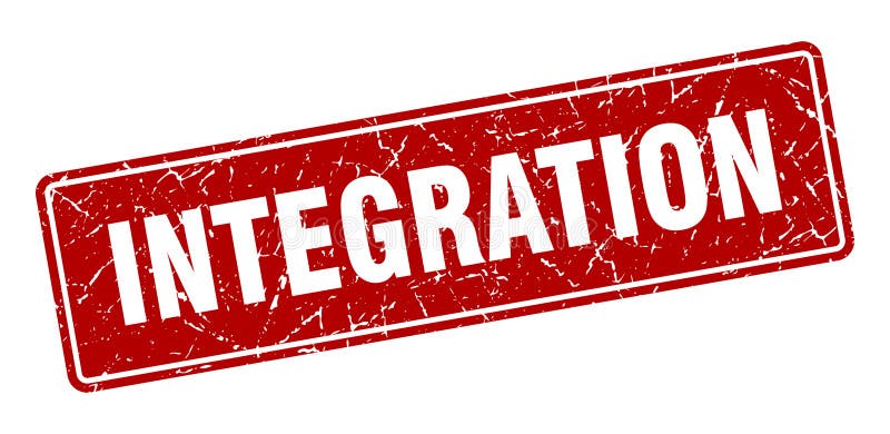 Integration Sign. Integration Circular Band Label. Integration Sticker ...