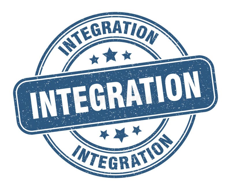 Integration Stamp. Integration Round Grunge Sign Stock Vector ...