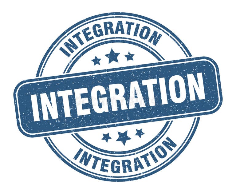 Integration Stamp. Integration Round Grunge Sign Stock Vector ...