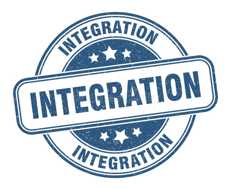 Integration Stamp. Integration Round Grunge Sign Stock Vector ...