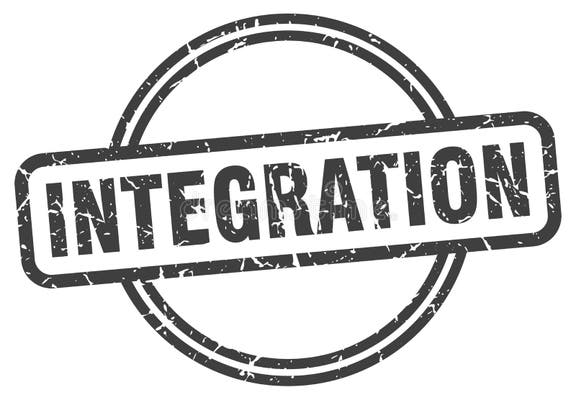 Integration Stamp. Integration Round Grunge Sign Stock Vector ...