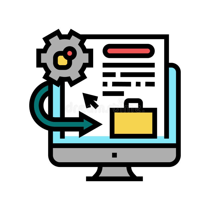 Integration System Color Icon Vector Illustration Stock Vector ... Integration System Color Icon Vector Illustration Stock Vector ...