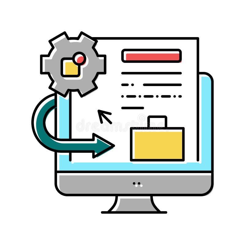 Integration System Color Icon Vector Illustration Stock Vector ... Integration System Color Icon Vector Illustration Stock Vector ...