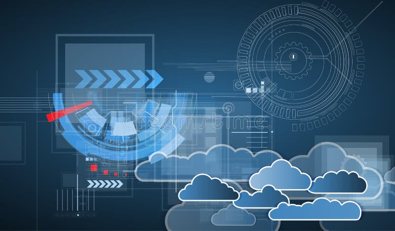 Integration Technology with Nature, Sky. Best Ideas for Business Stock Vector - Illustration of ...