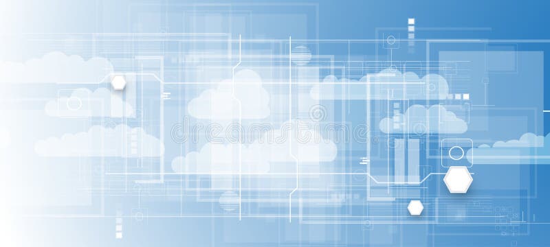 Integration Technology with Nature, Sky. Best Ideas for Business Stock Illustration ...