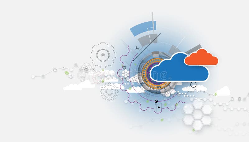 Integration Technology with Nature, Sky. Best Ideas for Business Stock Vector - Illustration of ...