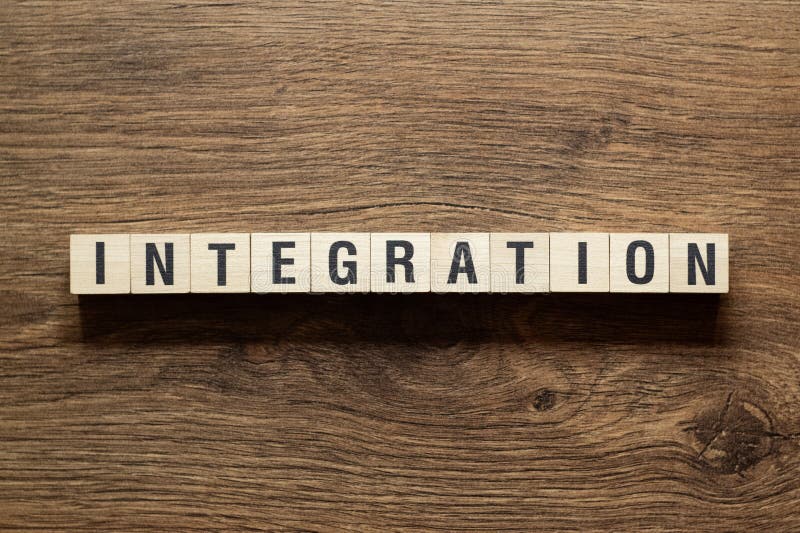 Integration - Word Concept on Building Blocks, Text Stock Photo - Image ...