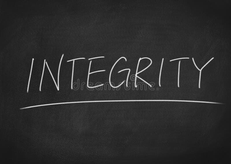 Integridad imagen de archivo. Imagen de principio, valores - 84739747