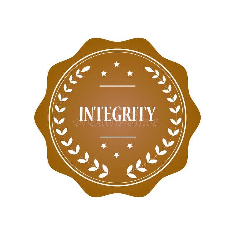 Integrity Stamp Illustration Stock Vector - Illustration of design ...