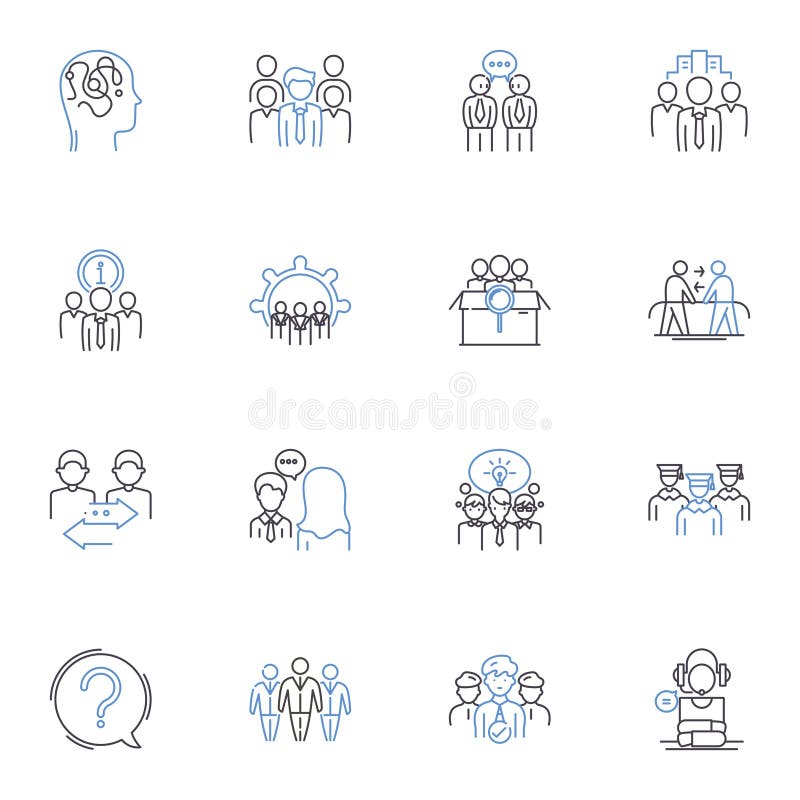 Integrity Hsty Line Icons Collection. Truthfulness, Sincerity ...