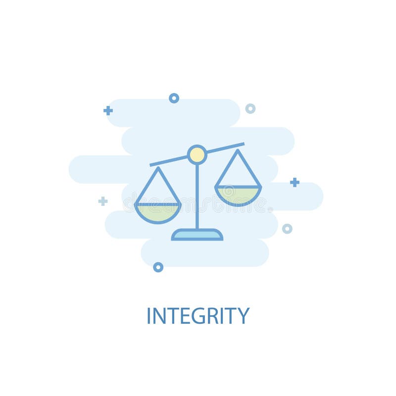 Integrity Line Concept. Simple Line Icon Stock Vector - Illustration of ... Integrity Line Concept. Simple Line Icon Stock Vector - Illustration of ...