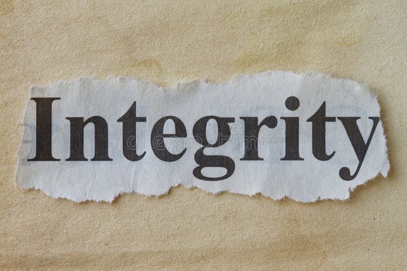 Integrity stock photo. Image of definition, honesty, macro - 9764162