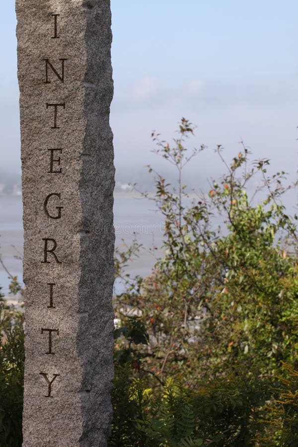 Integrity post stock image. Image of still, blur, post - 114780695