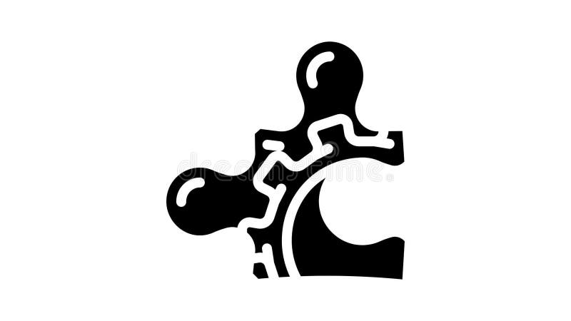 Integrity Process Glyph Icon Animation Stock Video - Video of report ...