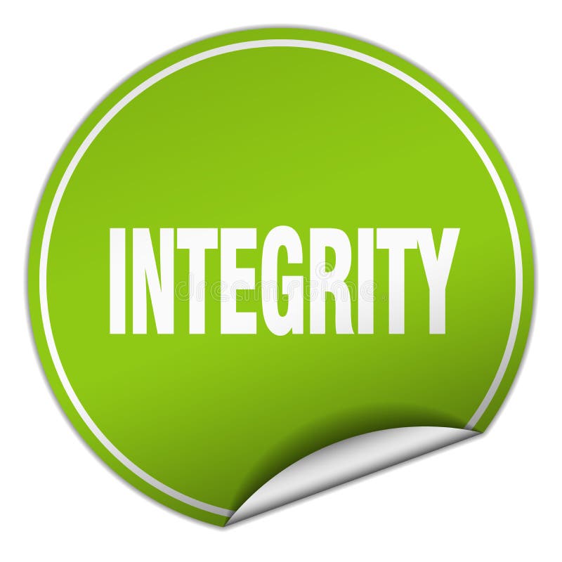 Integrity Sticker. Integrity Sign Set Stock Vector - Illustration of ...