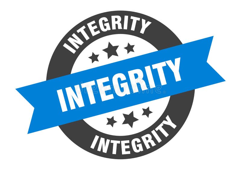Integrity Sign. Integrity Vintage Retro Label Stock Vector ...