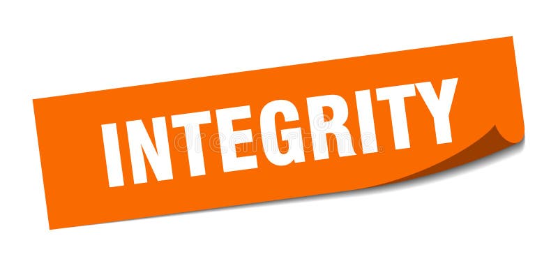 Integrity Sticker. Integrity Sign Set Stock Vector - Illustration of ...