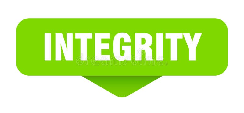 Integrity Rectangular Sign Stock Illustrations – 59 Integrity ...