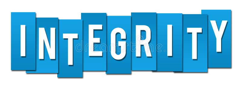 Integrity Professional Blue Stock Illustration - Illustration of core ...