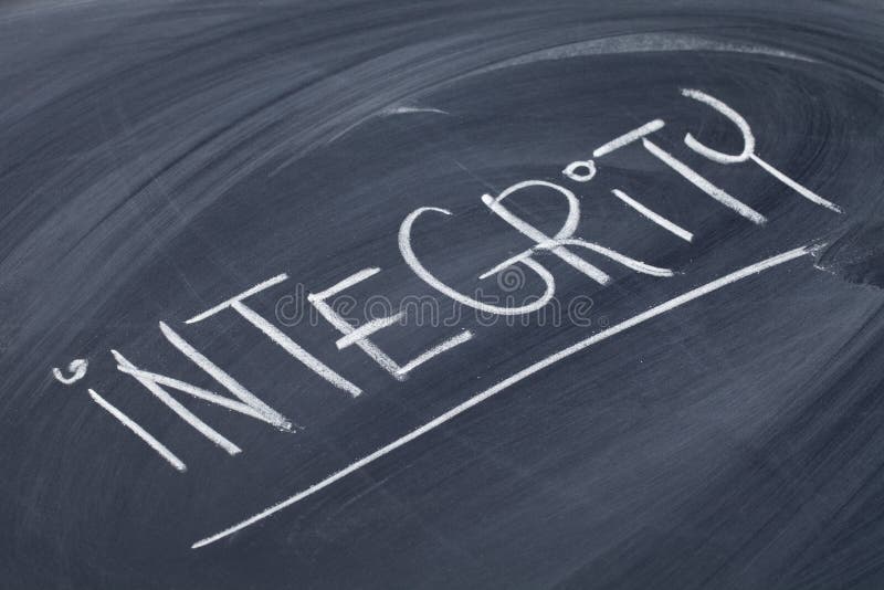 Integrity Word on Blackboard Stock Image - Image of blackboard, honesty ... Integrity Word on Blackboard Stock Image - Image of blackboard, honesty ...