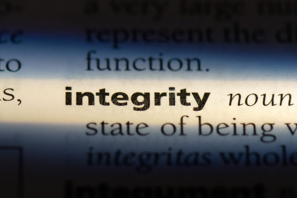 Integrity stock image. Image of isolated, closeup, book - 126531991