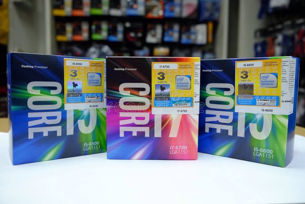 Intel Processor Core I Gen6 Editorial Photography - Image of 6600 ...