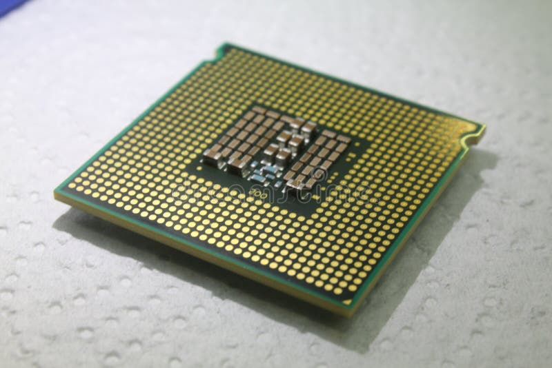 Intel Processor Cpu Close-up for Computer Stock Photo - Image of close ...