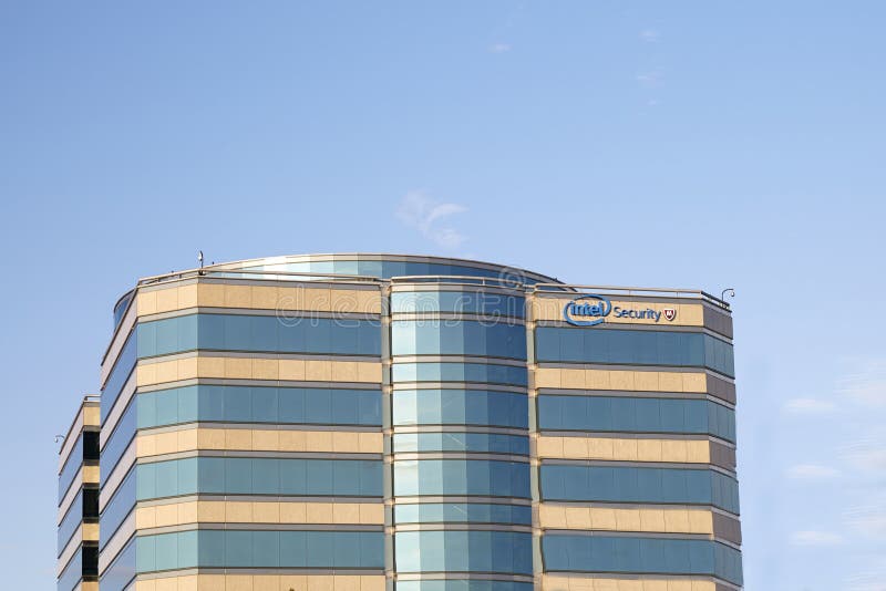 Office of Intel Corporation in Gdansk, Poland Editorial Photography ...