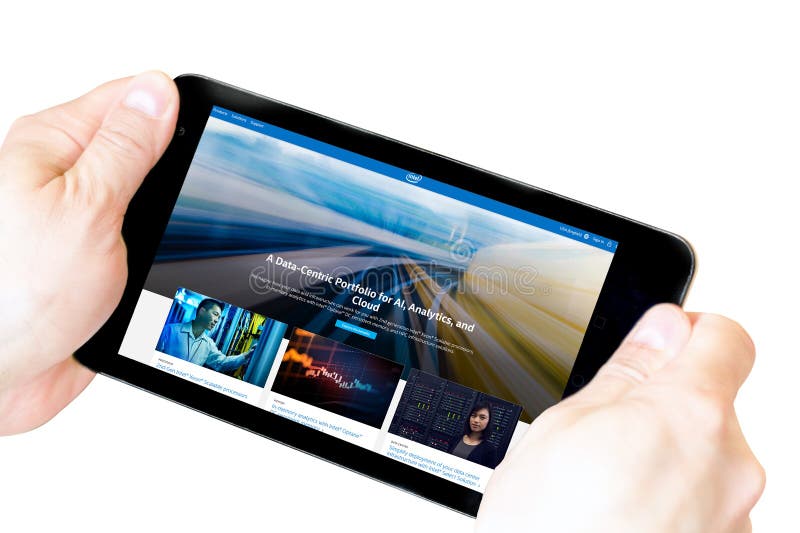 Intel website homepage editorial photo. Image of modern - 145391521