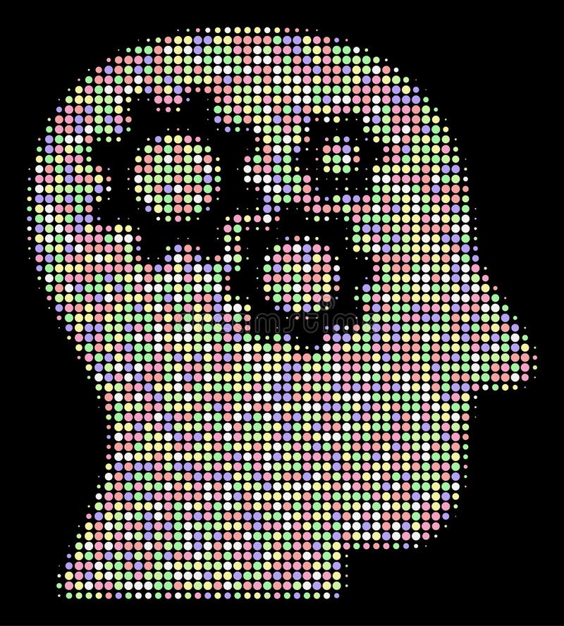 Intellect Halftone Stock Illustrations – 434 Intellect Halftone Stock ...