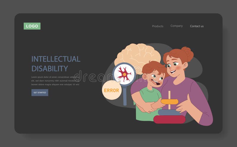 Intellectual Disability Concept. Stock Vector - Illustration of health ...