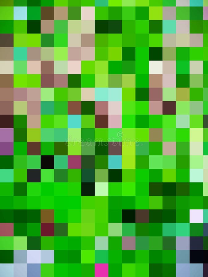 An Intellectual Drawing Pattern of Squares Stock Illustration ...