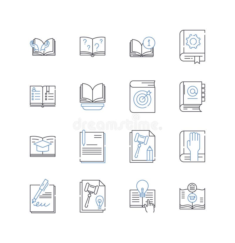 Intellectual Growth Line Icons Collection. Learning, Development ...