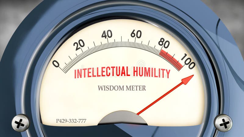 Intellectual Humility and Wisdom Meter that is Hitting a Full Scale ...