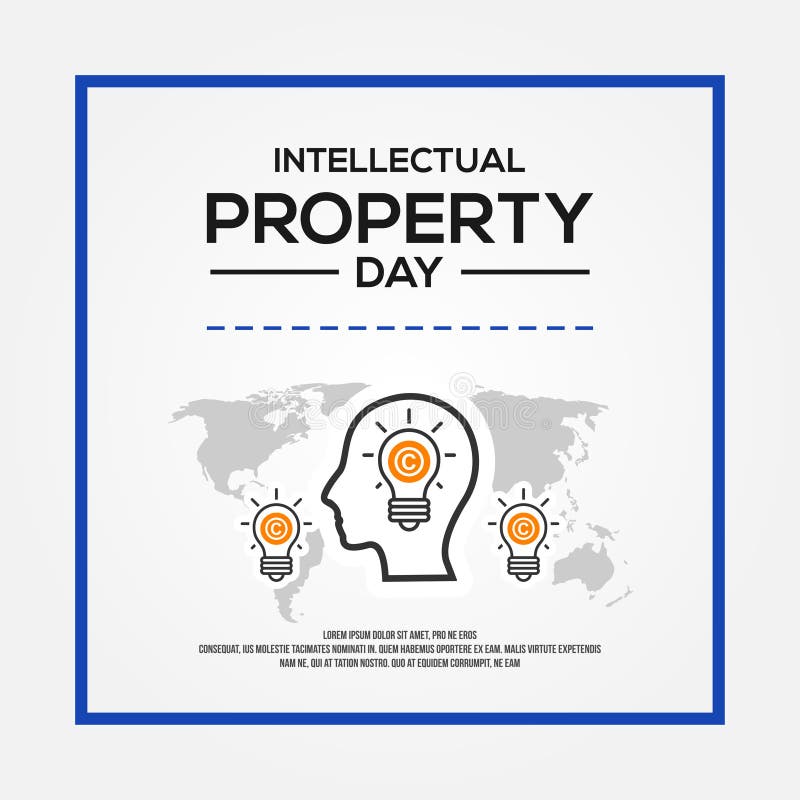 Intellectual Property Day Vector Design for Banner and Background Stock ...
