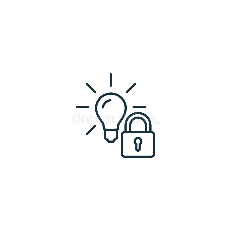 Intellectual Property Icon. Monochrome Simple Sign from Intellectual ... Intellectual Property Icon. Monochrome Simple Sign from Intellectual ...