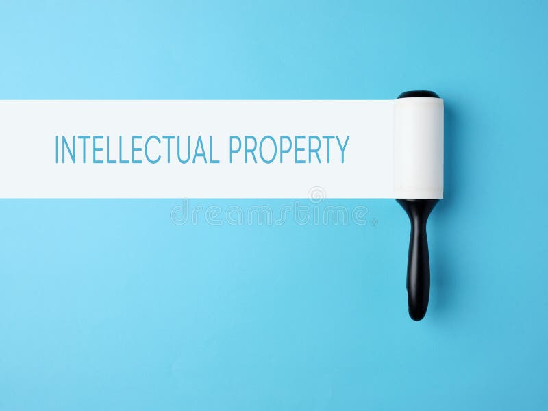 Intellectual Property, Property Rights and Trademark Concept. Lint ...