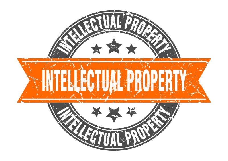 Intellectual Property Stamp. Intellectual Property Label. Round Grunge ...