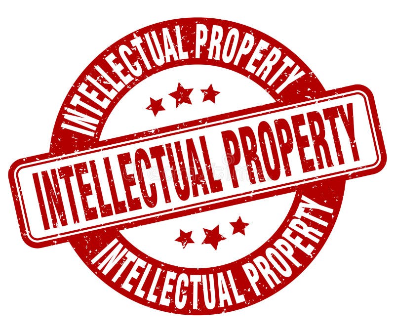 Intellectual Property Stamp. Intellectual Property Label. Round Grunge ...