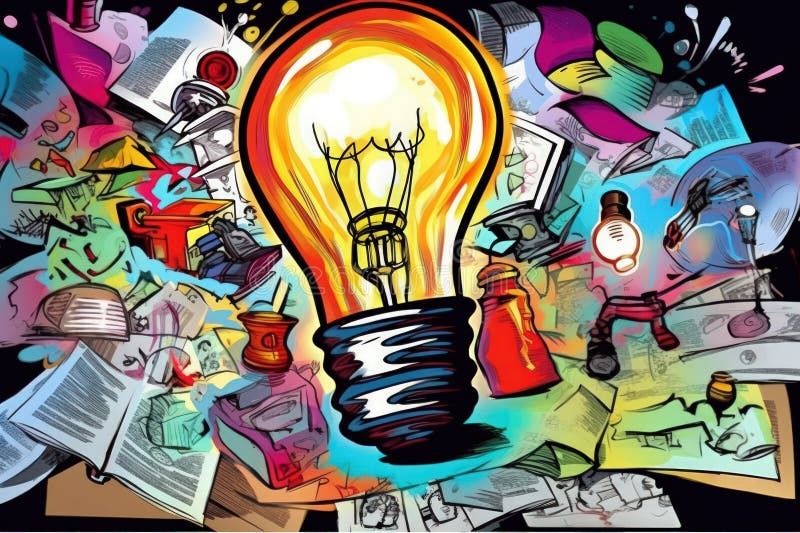 Intellectual Property Theft - Generative AI Stock Illustration ...