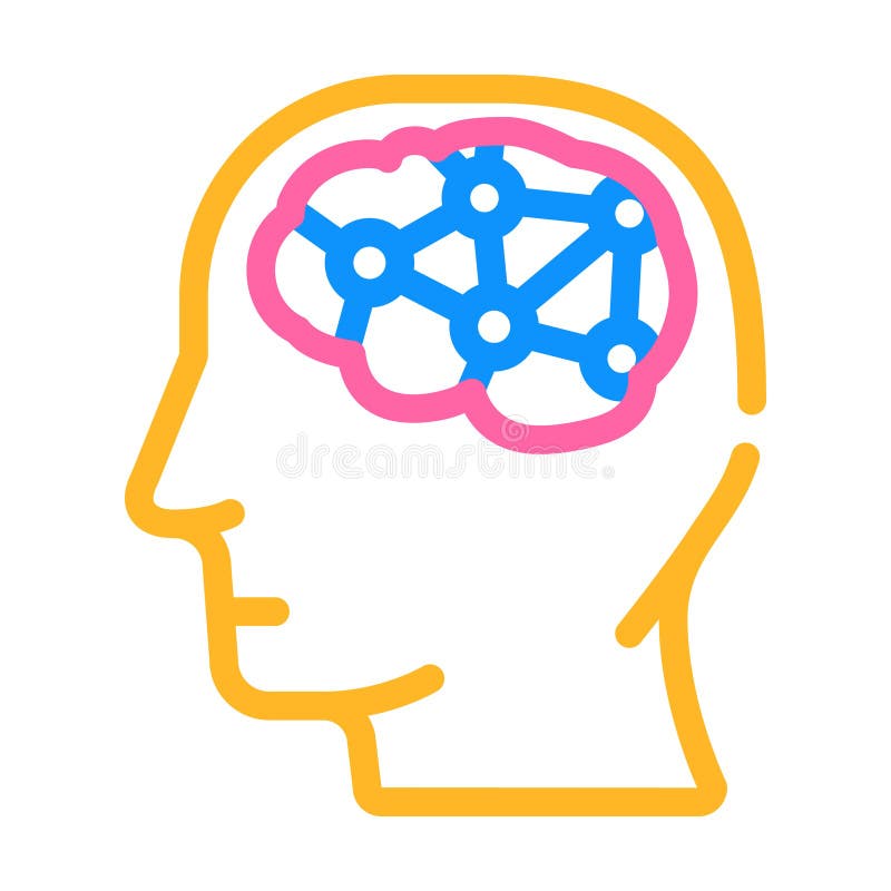 Intelligence Brain Color Icon Vector Illustration Stock Vector ...